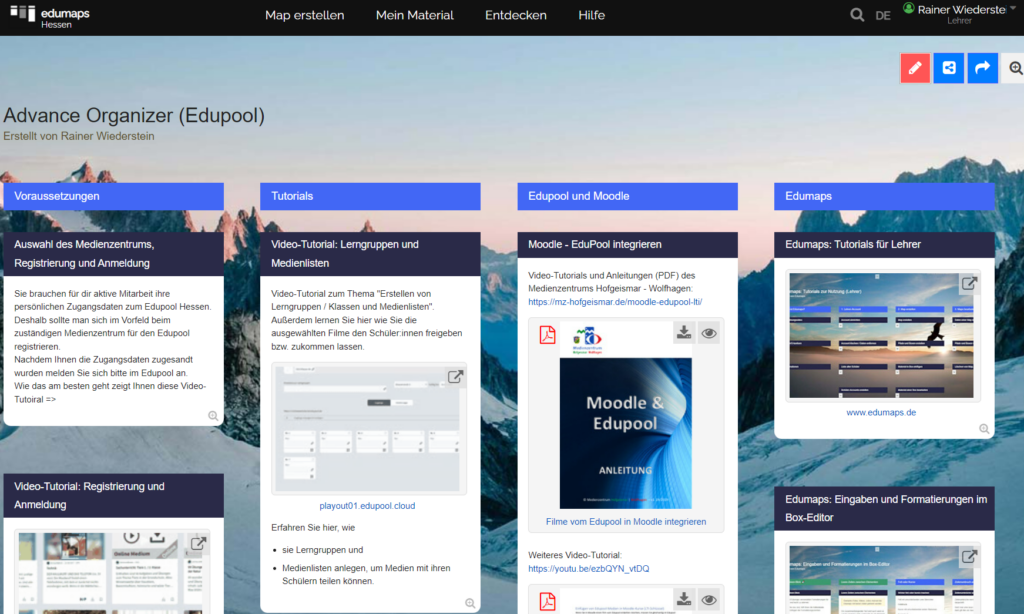 Edumaps - die kostenfreie Alternative zu Padlet und Taskcards - Medienzentrum Limburg-Weilburg